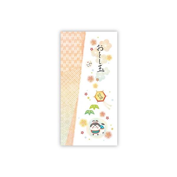 ササガワ タカ印 和風絵柄ポチ袋 札用 7-638 仔犬お札を折らずに入れるお年玉用のポチ袋寸法：１７３×８６ミリ入り数：３枚材質：マットコート紙（１０５ｇ/m2）●　季節商品です。品切れの節はご了承ください。