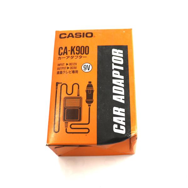 メール便発送はできません。宅配便発送となります。カシオカーアダアプター液晶テレビ専用INPUT ＤＣ12Ｖ　OUTPUT DC9V箱寸法：90×135×60ミリ長期滞留品にて、箱にへこみあり・本体ともに少々汚れています。かなり以前の商品のた...