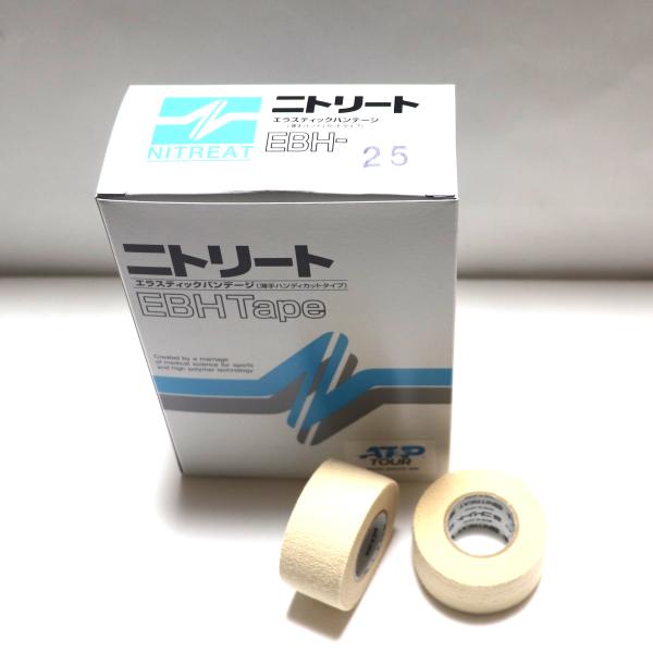 宅配便発送となります。EBH-25:テープ幅 25ミリ×長さ 4.5ｍ 販売単位：１個から直接、キズに粘着部分が触れないようにして下さい。EBHシリーズは関節や患部を軽めに安定させるときに最適。手でちぎれる、やや伸縮あるテープ・テーピングガ...