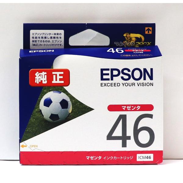 エプソン 純正インクカートリッジ ICM46 推奨期限切れ マゼンタエプソン 純正カートリッジ ICM46　マゼンタプリンターの型番をご確認ください。適合機種PX-101 PX-401A PX-402A PX-501A PX-A620PX-...