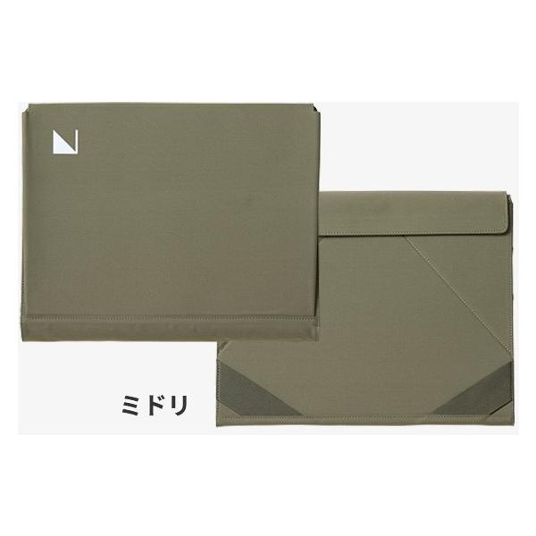 キングジム スタンドにもなるノートPCカバー ネスティ NST10 ミドリ ●ネスティ：ノートＰＣカバーとして、携帯できカバーを開けばそのまま作業できます。●底面を折り込むことで、ノートＰＣスタンドとしてお使いいただけます。●カメラの位置が...