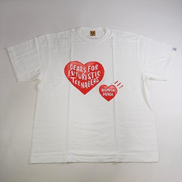 商品情報 ブランド HUMAN MADE商品名 23AW GRAPHIC T-SHIRT #4 WHITE ダブルハートロゴTシャツ HM26TE004カラー 白サイズ XXXL素材 コットン100％付属品 専用の保存袋商品管理番号 207...