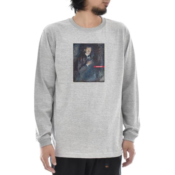 【メール便対応（OK）】EDVARD MUNCH エドヴァルド・ムンク / 煙草を持つ自画像1895年の作品。ムンクは80点を超える自画像を制作。これら一連の作品の一つで32歳の時の自画像です。※この商品はご注文後にお客様の為に1点づつ制作...