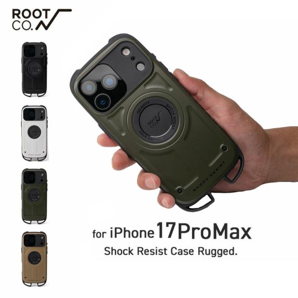 【メール便対応（OK）】「GRAVITY Shock Resist Case Rugged. for iPhone17ProMax」【本体サイズ】約185×89×16MM【パッケージサイズ】約210×100×21MM【素材】ポリカーボネート...