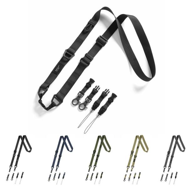 【メール便対応（OK）】ROOT CO.オリジナル仕様のアタッチメント式ネックストラップ。・アタッチメント式・ROOT CO.製品との互換性・オリジナルナスカン・ネック・ショルダーの2wayスタイル・ギア吊り下げ用ループ・デイジーチェーン【...