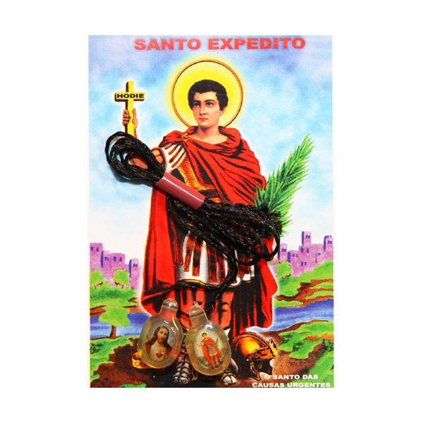 【メール便送料無料】エスカプラーリオはブラジルでは一般的に売られているお守りの1つです。 紐やチェーンに2つのペンダントトップが付いたネックレスで、体の前後を守るという意味で、胸と背中側に下げて着用します。 現在はお守りとしてだけではなく、...