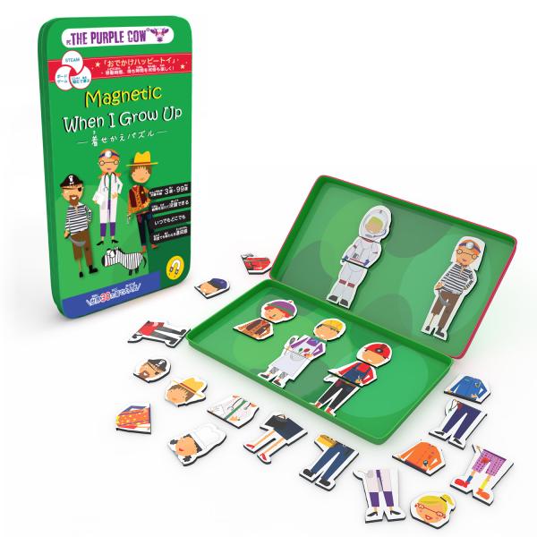 ■対象年齢：3歳以上■プレイヤー数：1人以上■日本語対応(ボードゲーム本体に日本語で説明を表記)■製品サイズ：181×102×10cm■重さ：105g■主な素材：缶/マグネット■生産国：中国