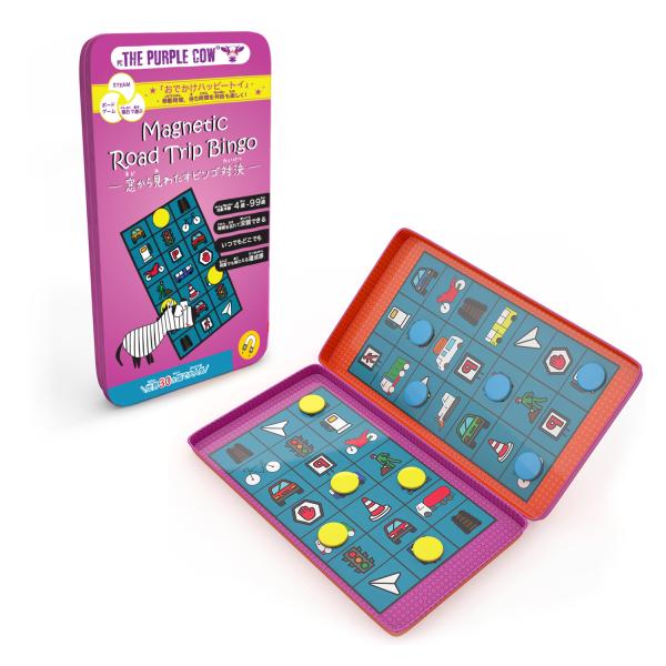 ■対象年齢：4歳以上■プレイヤー数：2-4人■日本語対応(ボードゲーム本体に日本語で説明を表記)■製品サイズ：181×102×10cm■重さ：113g■主な素材：缶/マグネット■生産国：中国