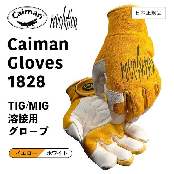 商品情報Revolution レボリューション カイマン Revolution レボリューション TIG/MIG溶接用グローブ カウ・グレイン　1828【 商品説明 】耐久性を重視しながらも薄手で柔らかさもあるカウ・グレイン（牛表革）を手の...