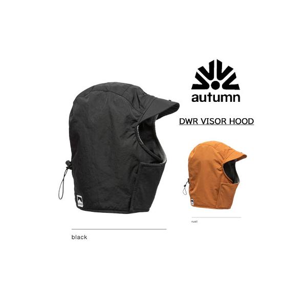 【発売日：2023年11月01日】【23-24 モデル AUTUMN】HOOD WARMER<BR><BR>■アイテム名:DWR VISOR HOOD(撥水加工バイザー付きフード)<BR>■カラー:画像に...