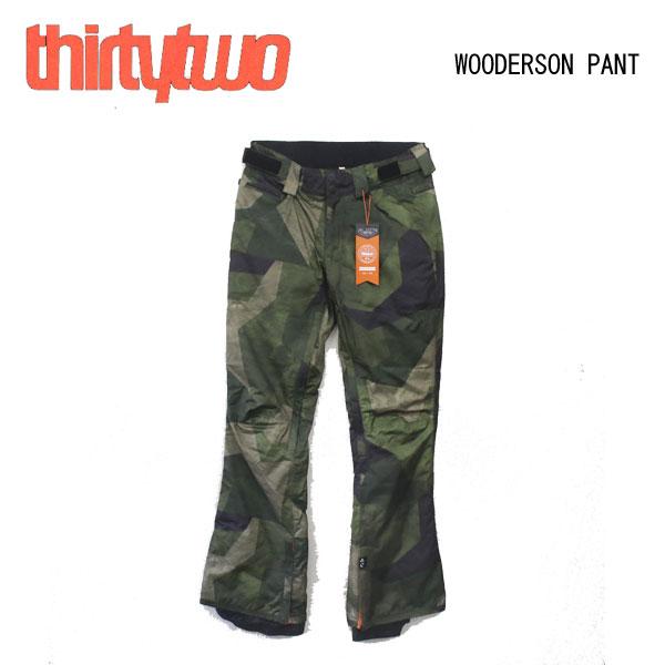 【THIRTYTWO サーティーツー】■アイテム名:WOODERSON PANT■カラー:CAMO■サイズ:S/M/L(平置きによる計測)ウェスト幅:S/37cm,M/39cm,L/41cm股下:S/79cm,M/81cm,L/83cm【商...