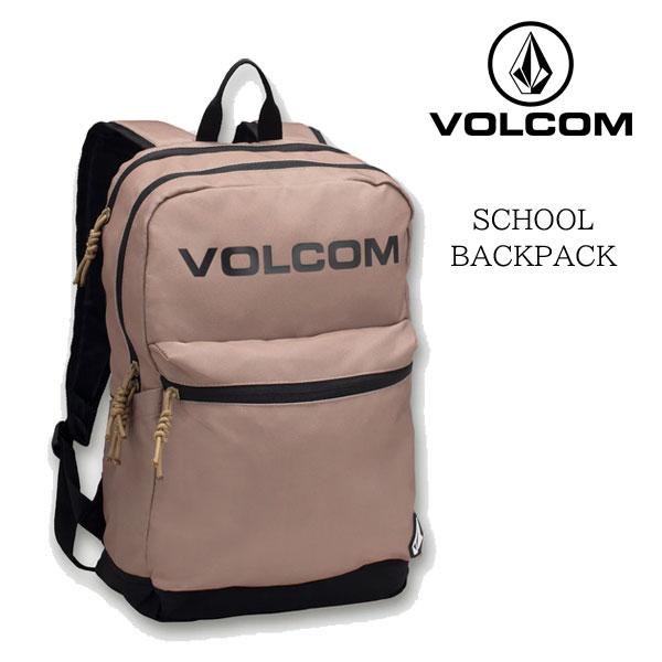 【VOLCOM ボルコム】商品名:SCHOOL BACKPACKカラー:DKA ダークカーキ(ベージュ)容量:26Ｌ【商品情報】通勤通学にも使いやすいワンポイントのロゴのバックパック。外側にもジッパーの付いたポケットがあるので出し入れの多い...