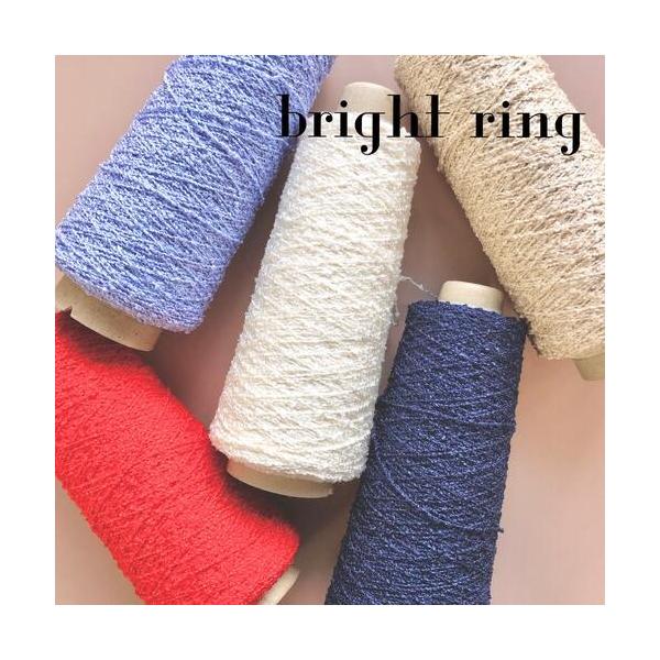 上品なブライト感を持つレーヨンリングです。100%ブライトレーヨンなのでしなやかで柔らかです。ハンドメイド全般に幅広くお使い頂けます。◆素材：レーヨン100%◆番手：3.6番※お使いのモニター環境により実物と色が違って見える場合がございます。