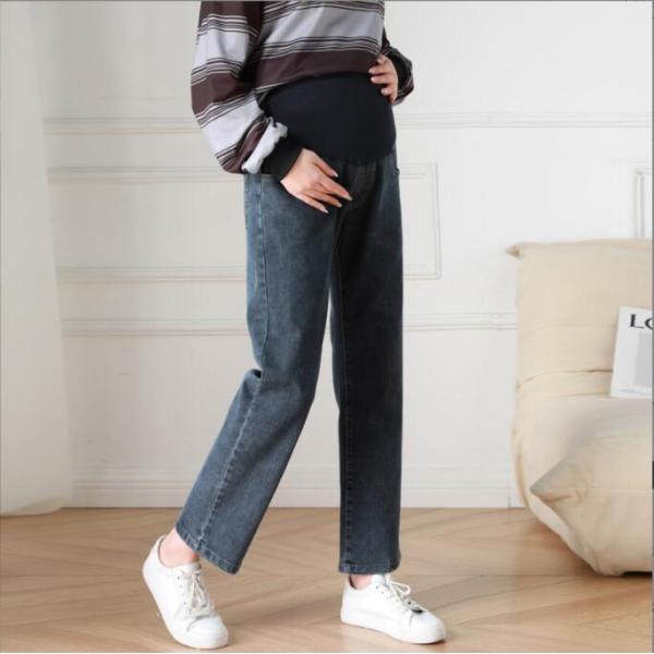 爆買　【商品説明】マタニティデニムパンツです。☆ウエストはアジャスターで調節できるので産前産後長く使えます・ヒップ・太もものラインをキレイにカバーして、お腹を締め付けない着用感も叶えてくれる◎妊娠中でもおしゃれを楽しみたいママさんにおススメ...
