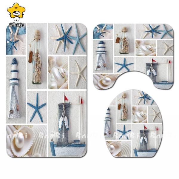 【商品内容】3点セット：トイレマット、フタカバー、バスマット【素材】表地フランネル裏地ポリエステル、ゴム【中国製】※タグは外国語です。※採寸は製造メーカー提供情報ですので多少誤差が生じる場合がございます。※商品画像はご覧になるモニター等や環...