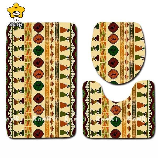 【商品内容】3点セット：トイレマット、フタカバー、バスマット【素材】表地フランネル裏地ポリエステル、ゴム【中国製】※タグは外国語です。※採寸は製造メーカー提供情報ですので多少誤差が生じる場合がございます。※商品画像はご覧になるモニター等や環...