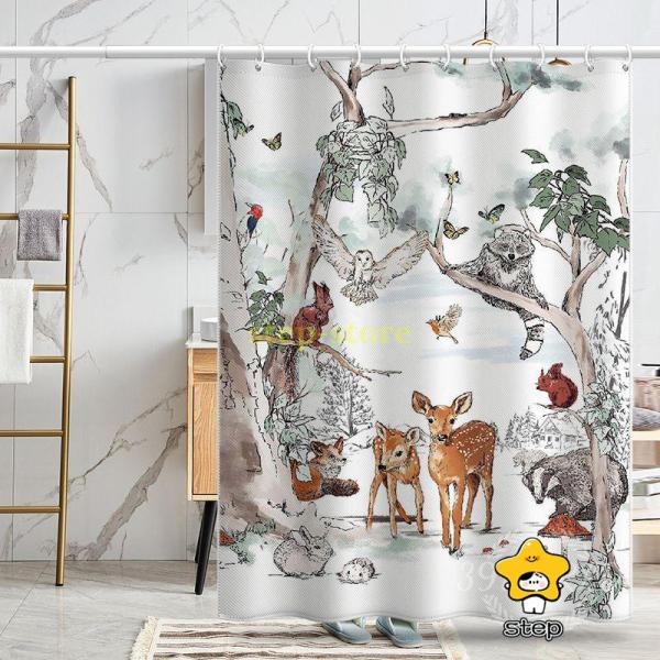 ◆商品コード：step995◆カラー：写真通り◆素材：ポリエステル100％ ◆サイズ ：11サイズ◆生産国：中国 ◆セット内容 ：シャワーカーテン+リングご注意事項 ：◆生地の伸縮により若干の誤差及びタグの表記とは異なる場合があります。 あ...