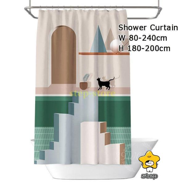 ◆商品コード：step244◆カラー：写真通り◆素材：ポリエステル100％ ◆サイズ ：11サイズ◆生産国：中国 ◆セット内容 ：シャワーカーテン+リングご注意事項 ：◆生地の伸縮により若干の誤差及びタグの表記とは異なる場合があります。 あ...