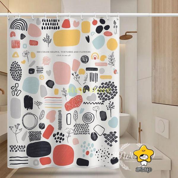 ◆商品コード：step475◆カラー：写真通り◆素材：ポリエステル100％ ◆サイズ ：11サイズ◆生産国：中国 ◆セット内容 ：シャワーカーテン+リングご注意事項 ：◆生地の伸縮により若干の誤差及びタグの表記とは異なる場合があります。 あ...