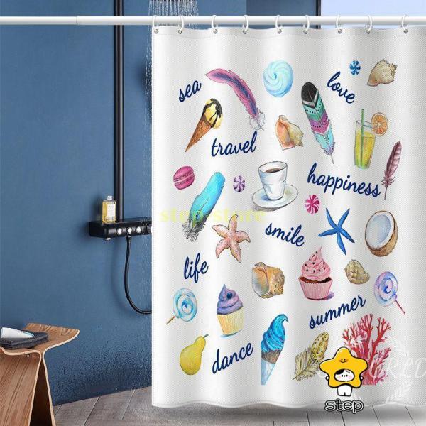 ◆商品コード：step596◆カラー：写真通り◆素材：ポリエステル100％ ◆サイズ ：11サイズ◆生産国：中国 ◆セット内容 ：シャワーカーテン+リングご注意事項 ：◆生地の伸縮により若干の誤差及びタグの表記とは異なる場合があります。 あ...