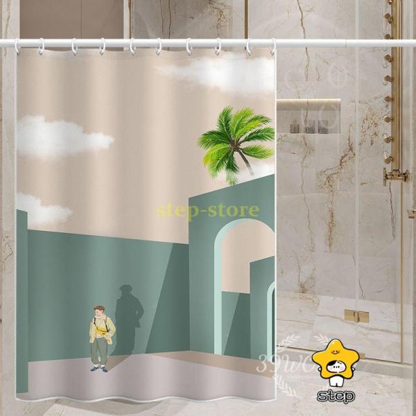 爆買　◆商品コード：step688◆カラー：写真通り◆素材：ポリエステル100％ ◆サイズ ：11サイズ◆生産国：中国 ◆セット内容 ：シャワーカーテン+リングご注意事項 ：◆生地の伸縮により若干の誤差及びタグの表記とは異なる場合があります...