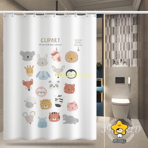 爆買　◆商品コード：step845◆カラー：写真通り◆素材：ポリエステル100％ ◆サイズ ：11サイズ◆生産国：中国 ◆セット内容 ：シャワーカーテン+リングご注意事項 ：◆生地の伸縮により若干の誤差及びタグの表記とは異なる場合があります...
