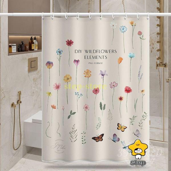 ◆商品コード：step948◆カラー：写真通り◆素材：ポリエステル100％ ◆サイズ ：11サイズ◆生産国：中国 ◆セット内容 ：シャワーカーテン+リングご注意事項 ：◆生地の伸縮により若干の誤差及びタグの表記とは異なる場合があります。 あ...