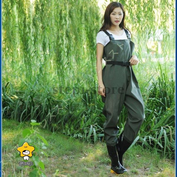 爆買　ウェーダー 釣り スーツ 防水透湿 胸ポケット フェルトソール 胴付長靴 レディース メンズ渓流 海 田植え 水産業 漁業 鮮魚店 水場仕事 耐水レインパンツ レインウェア ウェーダー レインブーツ ラジアルソール 軽量釣り用長靴 作...