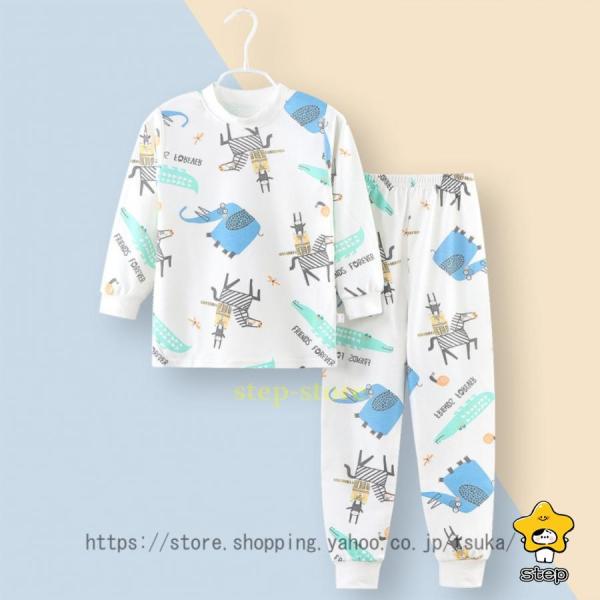 【商品仕様】◆生地：コットン◆セット内容：トップス+ズボン（※他は商品に含まれません）◆サイズ【80】着丈：37　袖丈：29　バスト：56　パンツ丈：53【90】着丈：40　袖丈：31　バスト：60　パンツ丈：58【100】着丈：43　袖丈...