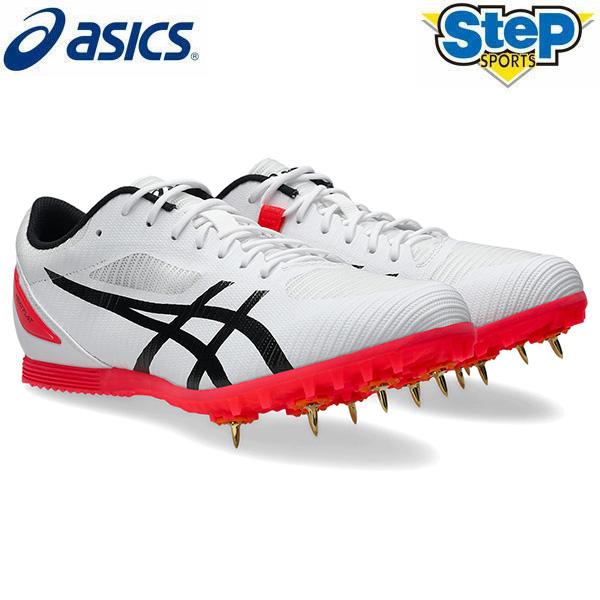 アシックス 陸上スパイク ヒートフラット 12 1093A195.102 asics HEATFLAT 12  100m〜1500m ハードル 走幅跳 三段跳 棒高跳び 26SS cat-tf