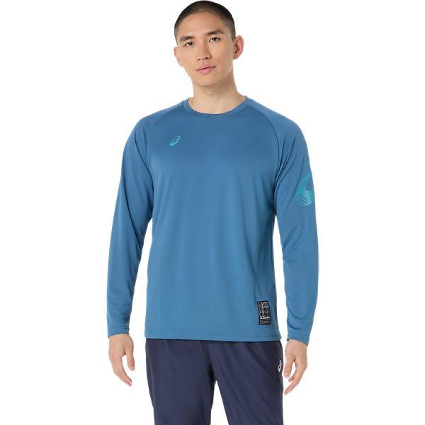 [アシックス] ドライ長袖シャツ 2031F161-401 バレーボール 【VB】