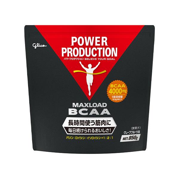 グリコ パワープロダクション【POWER PRODUCTION】 MAXLOAD BCAA グレープフルーツ風味 パウダー 850g cat-supple