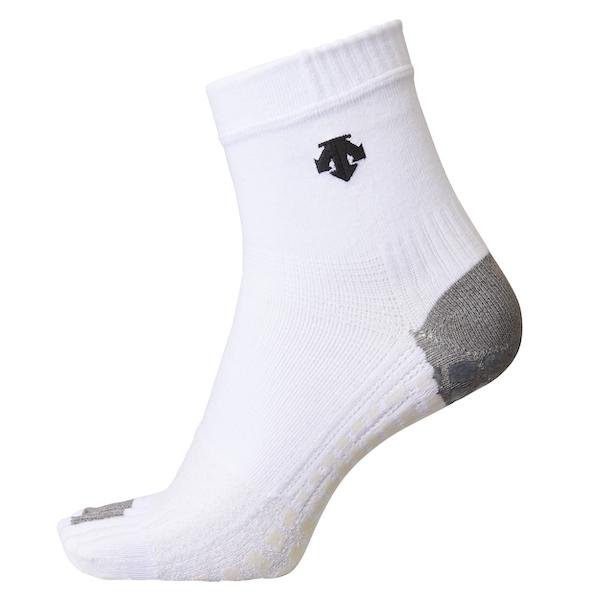 [デサント] 5本指スーパーショートソックス【SKYGEARSOX】  DVALJB00WBK バレーボール 【VB】