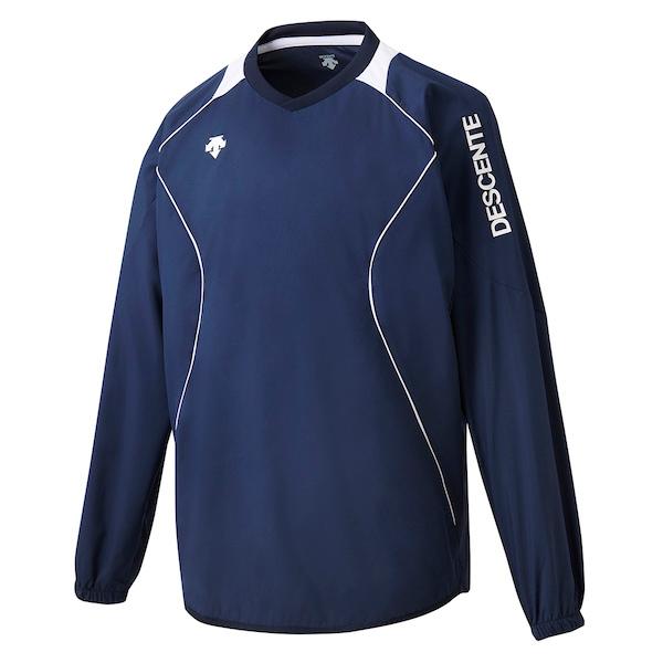 [デサント] 長袖プラクティスピステ DVB3312BNVYバレーボール 【VB】