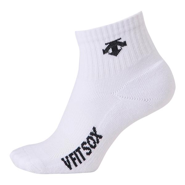 [デサント] Vフィットスーパーショートソックス【V-FIT】DVB9038WBK バレーボール 【VB】