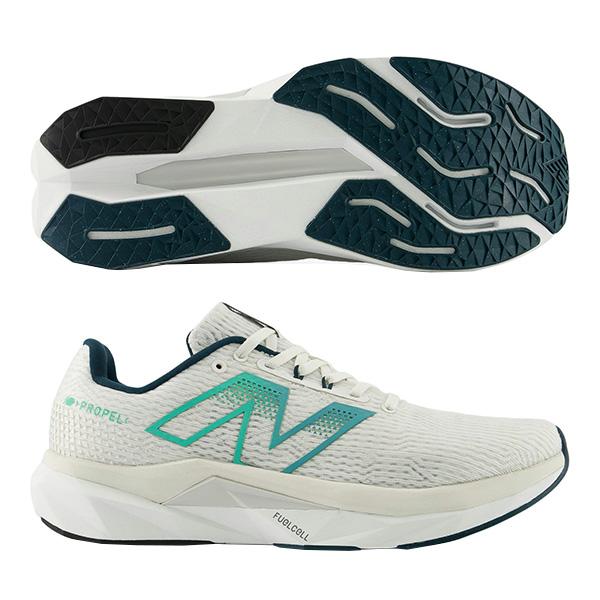 ニューバランス ランニングシューズ フューエルセル プロペル v5 ワイズ:D MFCPR1K4 new balance FuelCell Propel v5【メンズ】26SS cat-run WHITE/AQUA25.0cm