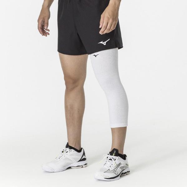 ゆうパケット [ミズノ] 膝サポーター【パッドレス ロング】 V2MYA01001.F バレーボール 【VB】