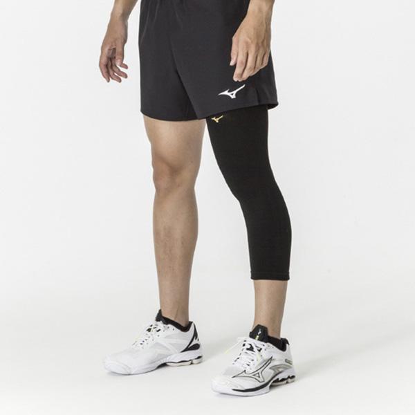 ゆうパケット [ミズノ] 膝サポーター【パッドレス ロング】 V2MYA01095.F バレーボール 【VB】