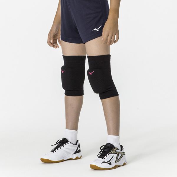 [ミズノ] ジュニア膝サポーター【2個セット／ソフトパッド】  V2MYA40097.F バレーボール 【VB】