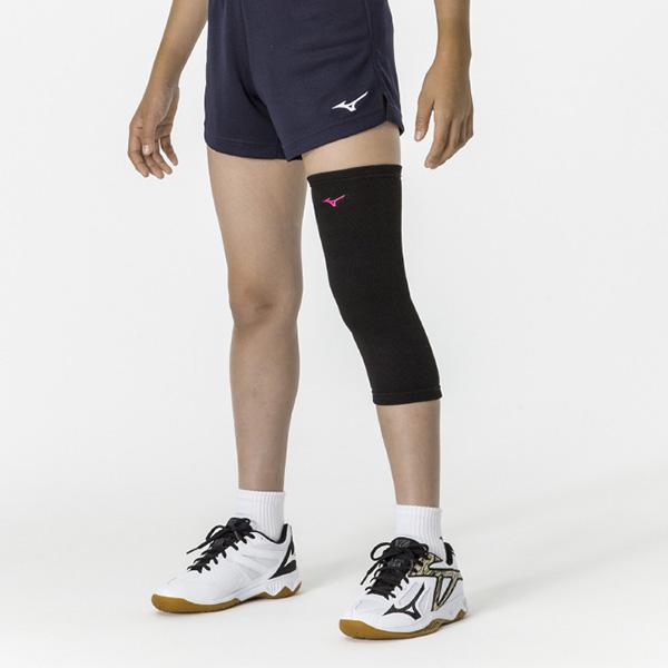 ゆうパケット [ミズノ] ジュニア膝サポーター【パッドレス】 V2MYA40297.F バレーボール 【VB】