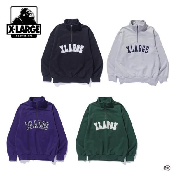 X-LARGE正規取扱店Official dealer【XLARGE(エクストララージ）2024 FALL ＆ WINTER COLLECTION】■NUMBER〔101244012008〕■COLOR：BLACK(ブラック)、GREY(グ...
