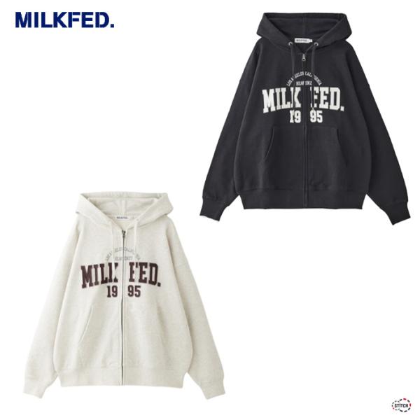 正規販売店【MILKFED.(ミルクフェド）2025 FALL COLLECTION】■NUMBER〔103253012009〕■COLOR：OATMEAL(オートミール)、BLACK(ブラック)■SIZE：M、L■FABRIC：本体：綿1...