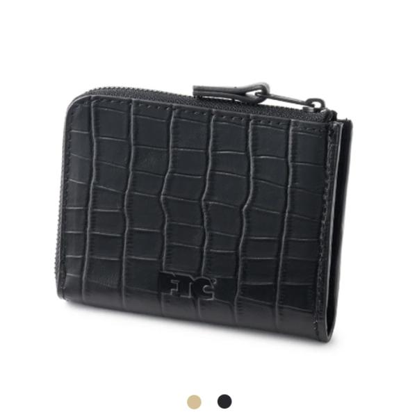 FTC エフティーシーCROC LEATHER COMPACT WALLETFTC026SPA06 財布 ウォレット 小銭入れありロゴ レザー メンズ ストリート スケートボード ブランド 送料無料　プレゼント対応