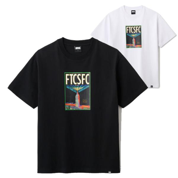 FTC エフティーシーFRISCO TEEFTC026SUMT09ロゴ 半袖 Tシャツシンプル ブラック ホワイトメンズ ストリート スケートボード ブランド 送料無料