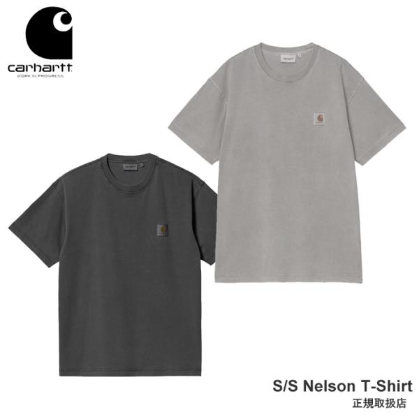 国内正規販売店carhartt WIP|カーハートダブリューアイピーWork In Progress（ワークインプログレス）ショートスリーブネルソンTシャツ26ss 2026年 春夏半袖 Tシャツ ロゴ ワンポイントメンズ レディース ユニ...