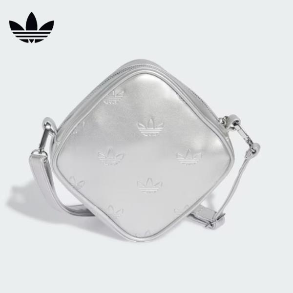【送料込み 14時まで当日出荷(休業日除く)】adidas originals ADICOLOR Diamond-Shaped Bag JW0051 アディカラー ダイヤモンドシェイプ バッグ ストラップバッグ かばん ショルダー シルバー...