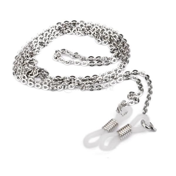 概要： 材質：316Lステンレススチールカラー：シルバーチェーン、白いゴムリング円周（バックルとゴムリングを除外）：約71センチメートル/ 27.9インチチェーン太さ：約2.2ミリメートル/ 0.09インチ緑のカラフルなメッキガラスビーズで...