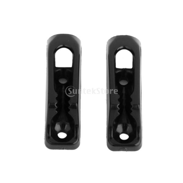 特徴:素材:ナイロンカラー:ブラック2個セットでお届けします寸法:約. 4.4 x 1.3cm / 1.7x0.5インチコード用スーツ4mm以下.ネジ径3mmパッケージに含まれるもの: 2xカヌーロープコードランナー...