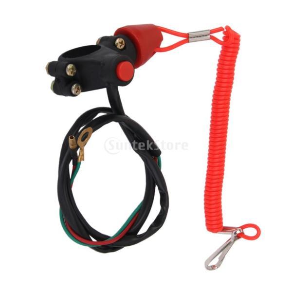 説明:7/8インチまたは22cmハンドルバーマウント定格電圧:DC 12Vテザーの長さ:約. 70cm /27.6インチ柔軟なコードテザーで防水ほとんどのATVSとオートバイに適合し.バッテリーと電気始動なしで芝刈り機または船外機に乗るハン...