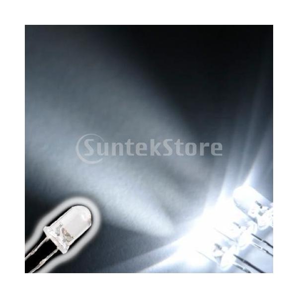 このLEDは非常に明るいです.カラーディスプレイ.インジケーター.診断/分析機器などに適しています.説明:小型軽量パッケージあたり100個放出された色:白サイズ:5mmレンズカラー:ウォータークリアDC順方向電圧:3V DC順方向電流:20...